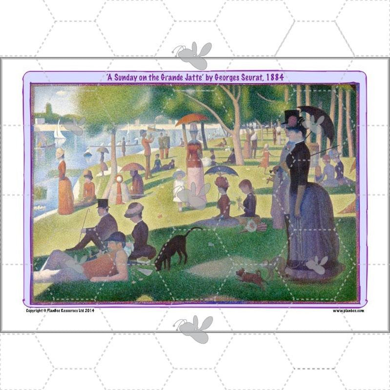 Seurat and Pointillism KS2 Lesson Plans and Art Projects — PlanBee
