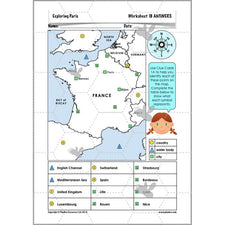 FREE exploring Paris scheme | PlanBee France KS2 Geography