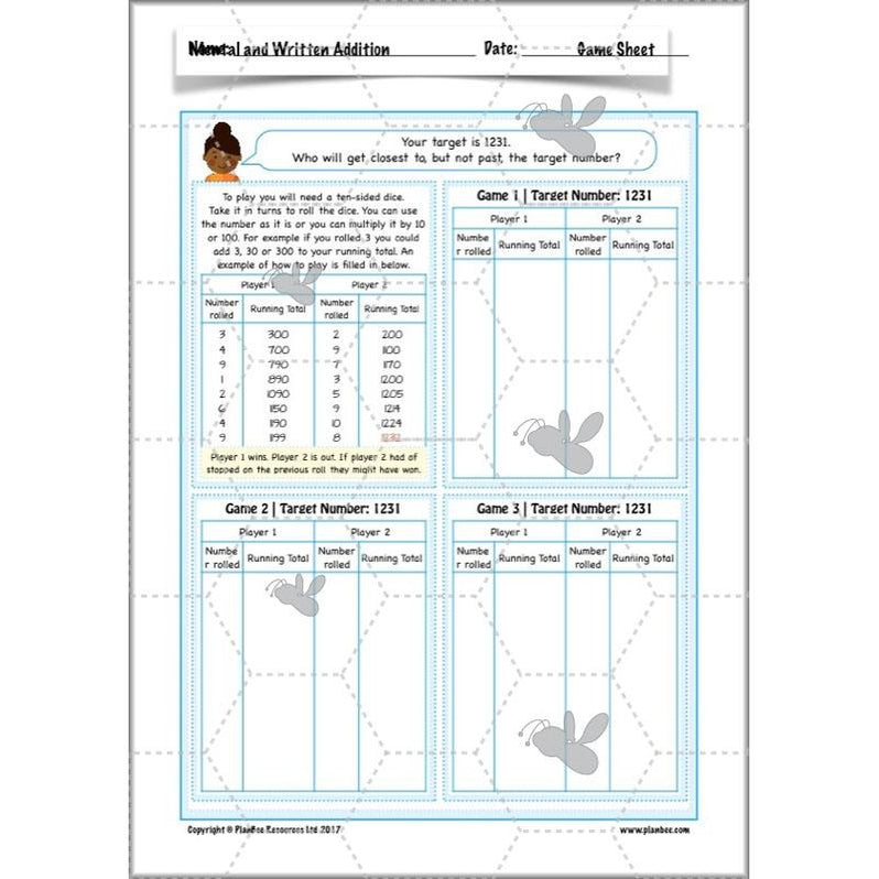 Mental & Written Addition - Year 5 Maths Planning - PlanBee
