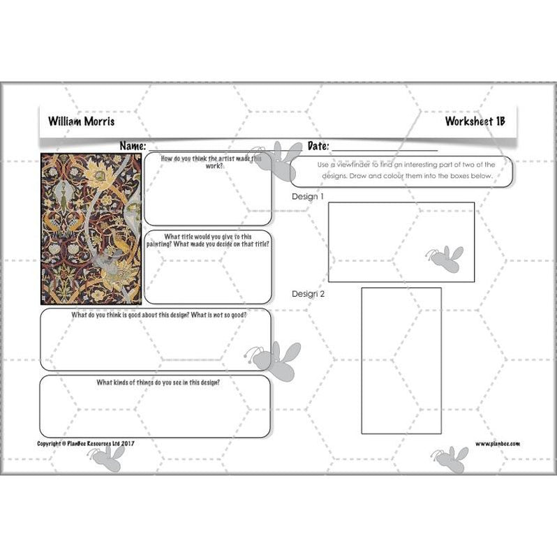 William Morris KS2 Art Lesson Plan Packs for Year 3 & Year 4 — PlanBee
