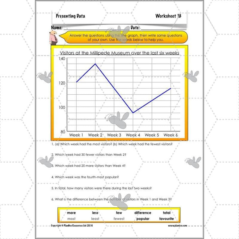 Presenting Data Year 4 Statistics Lessons by PlanBee