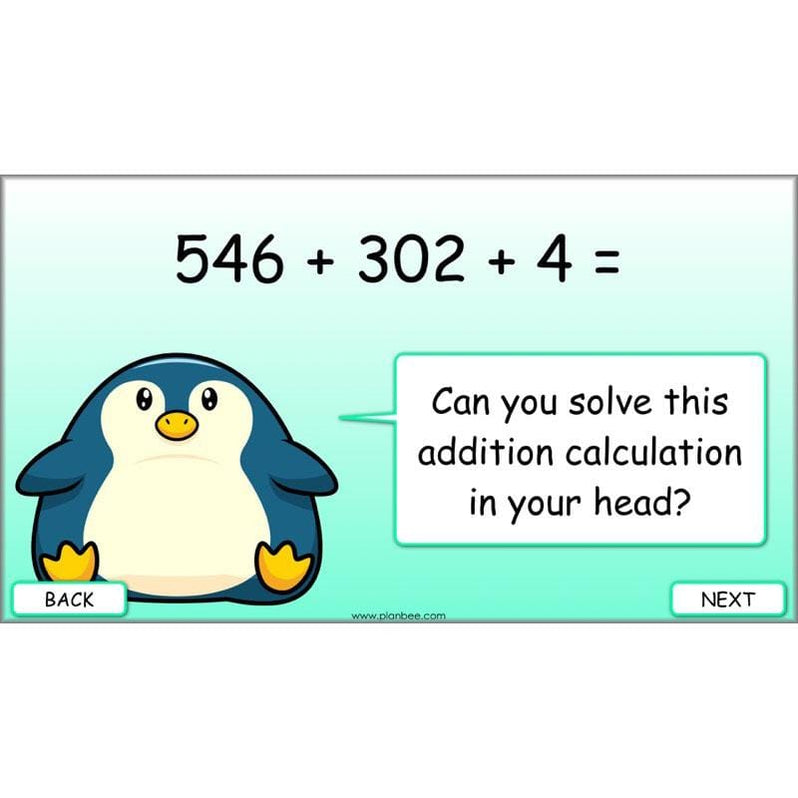 Methods of Addition Maths Lessons for Year 4 by PlanBee