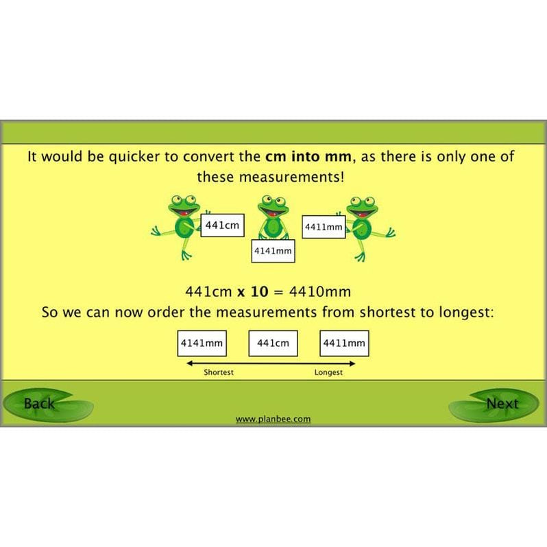 Recording Length - Measurement Maths Lessons for Year 4 — PlanBee