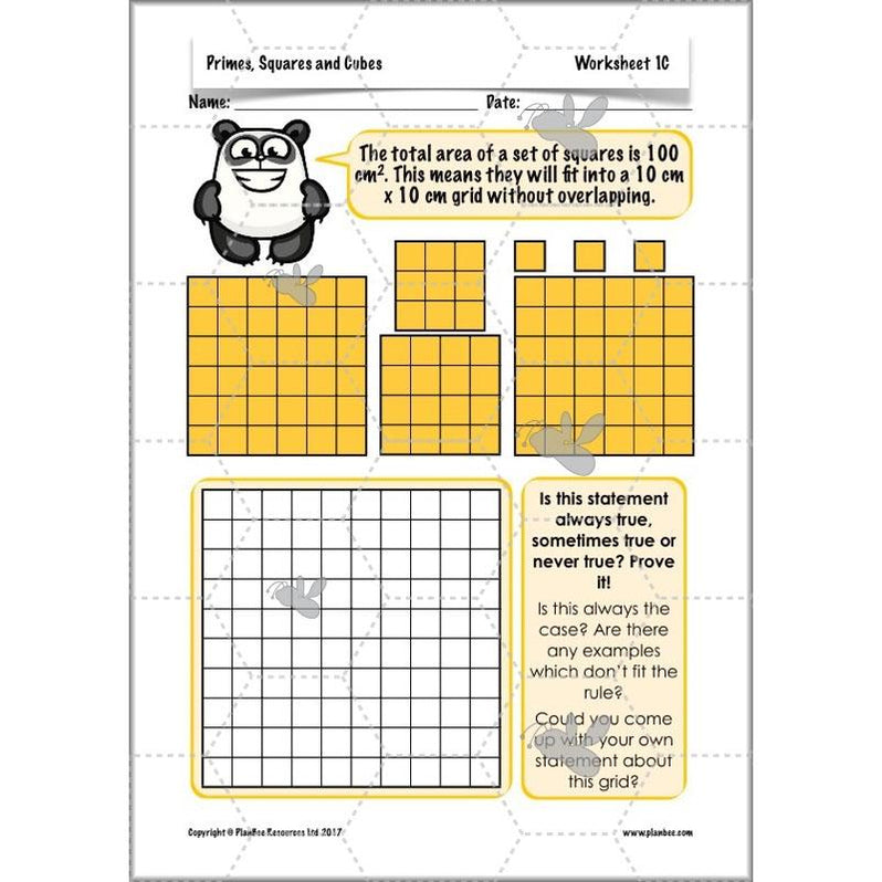 Primes, Squares & Cubes - Year 5 Maths Planning & Resources - PlanBee