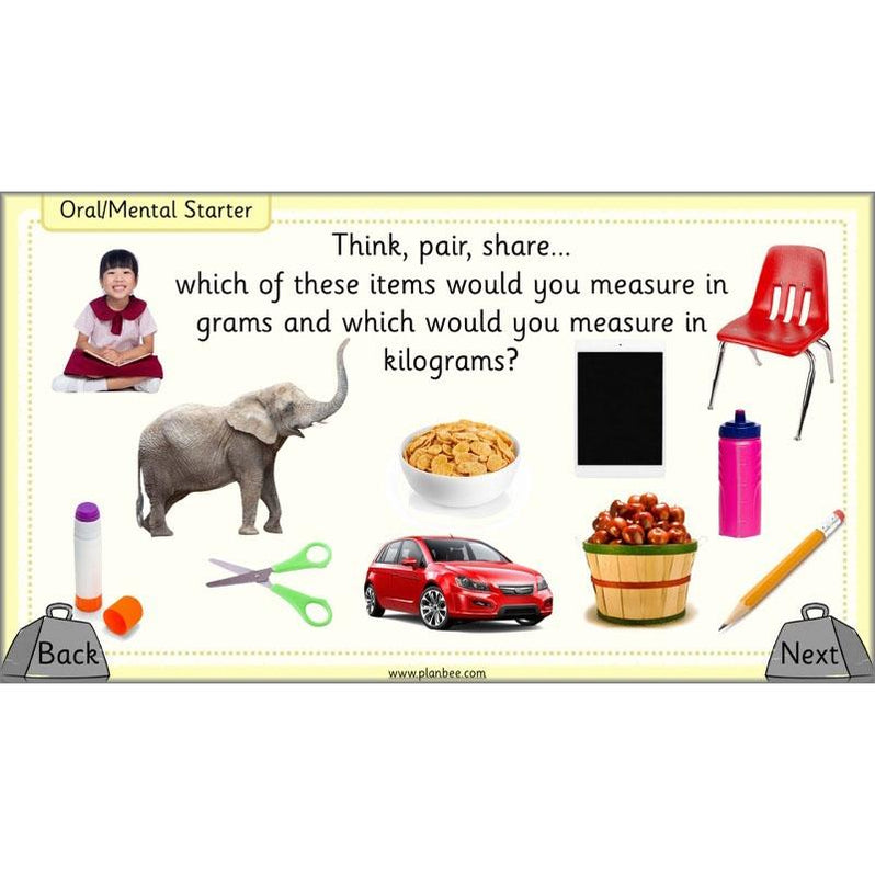 Let's Measure Weight - KS1 - Year 2 Maths - Measurement — PlanBee