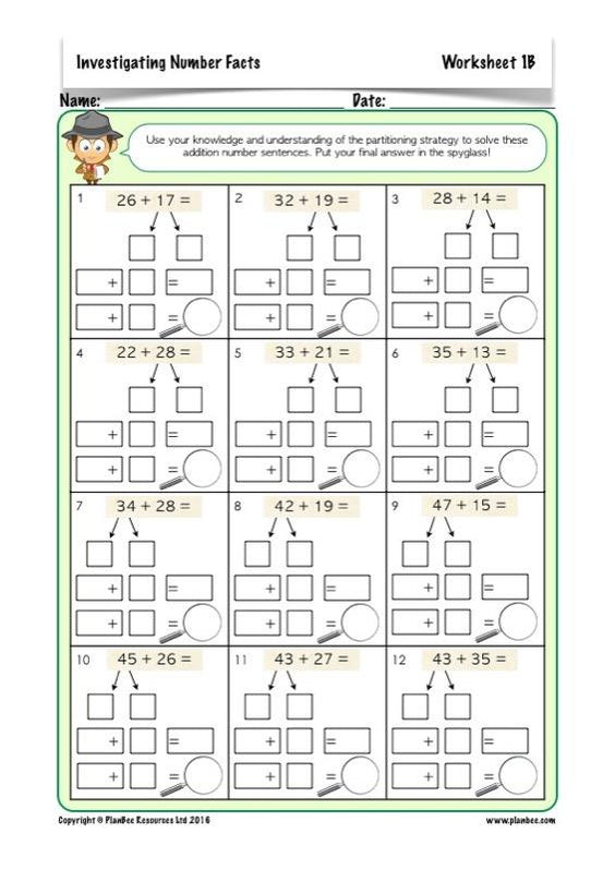 Investigating Number Facts Maths for Year 3 by PlanBee