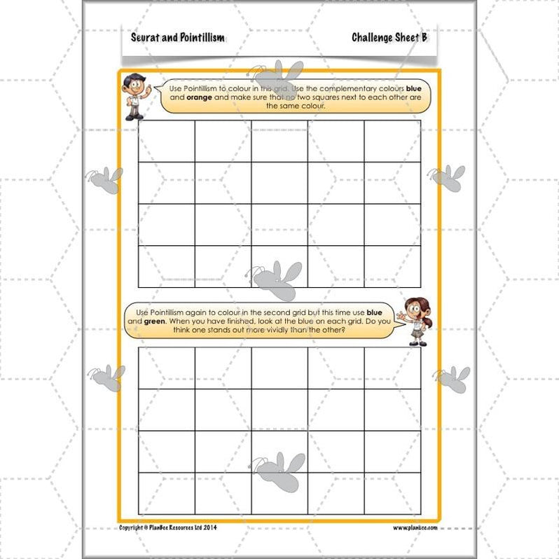 Seurat and Pointillism KS2 Lesson Plans and Art Projects — PlanBee