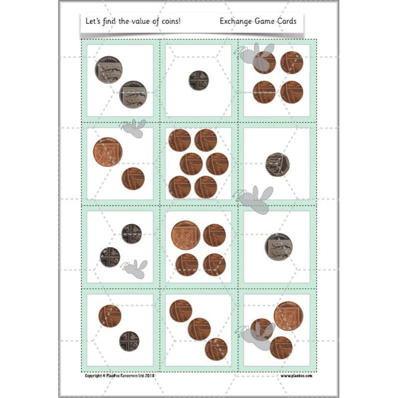 Let’s find the value of coins KS1 Maths Money by PlanBee