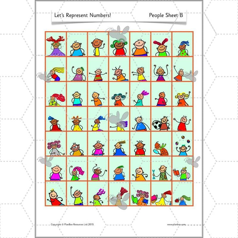 Let's Represent Numbers Year 1 Maths by PlanBee