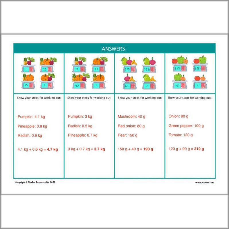 Free KS2 Maths Home Learning Activities Pack by PlanBee