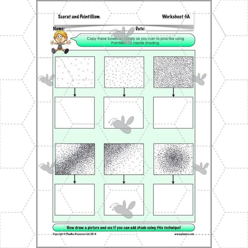 Seurat and Pointillism KS2 Lesson Plans and Art Projects — PlanBee