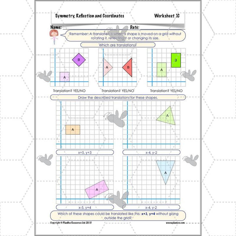 Symmetry, Reflection & Coordinates Year 5 Maths — PlanBee
