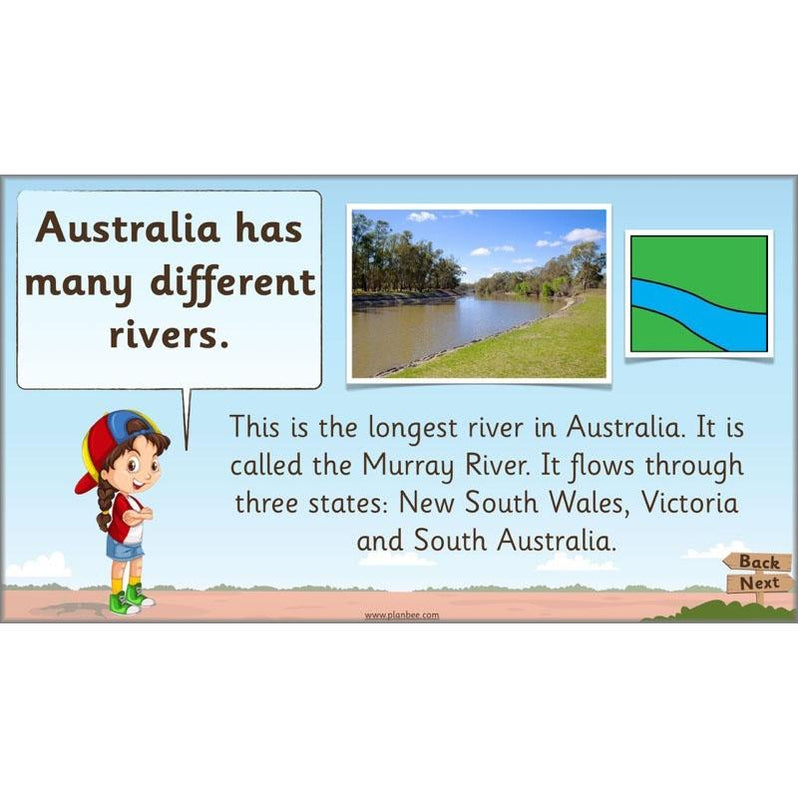 Downloadable KS1 Australia Geography Lessons by PlanBee