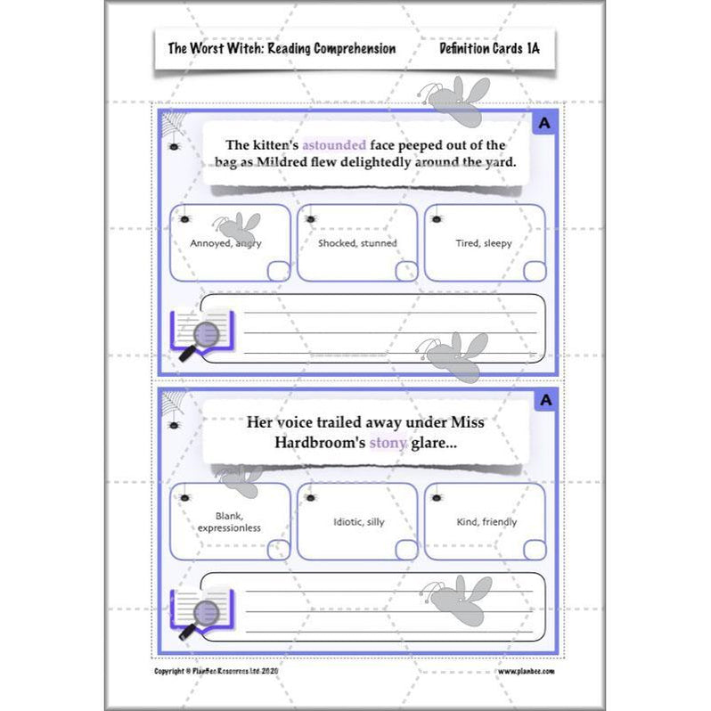 The Worst Witch Characters English Pack by PlanBee