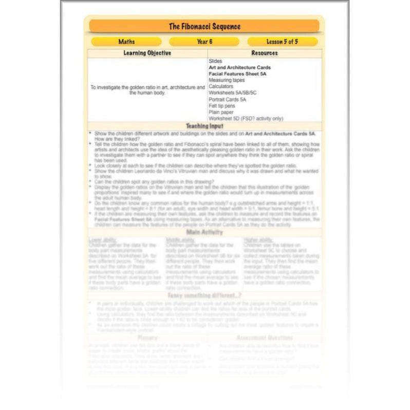 The Fibonacci Sequence: KS2 Maths lesson planning — PlanBee
