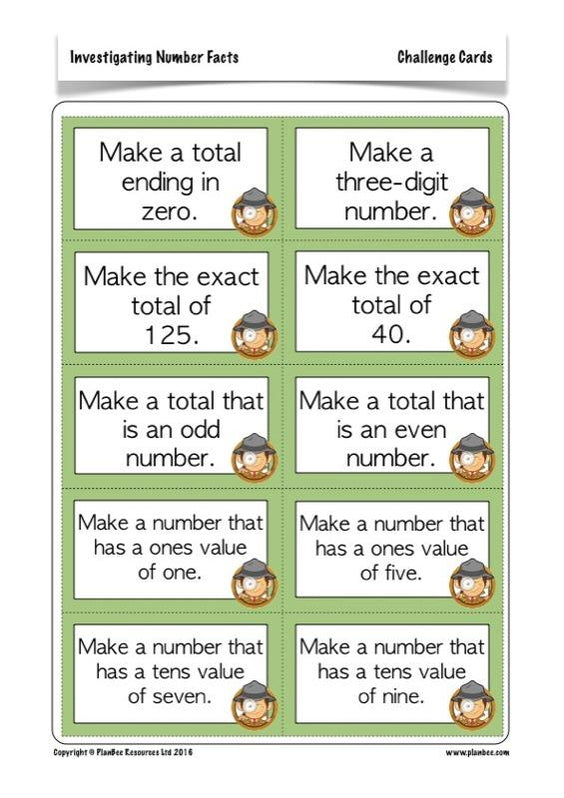 Investigating Number Facts Maths for Year 3 by PlanBee
