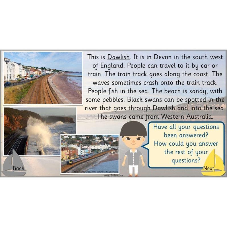 At The Seaside KS1 Geography Lessons by PlanBee