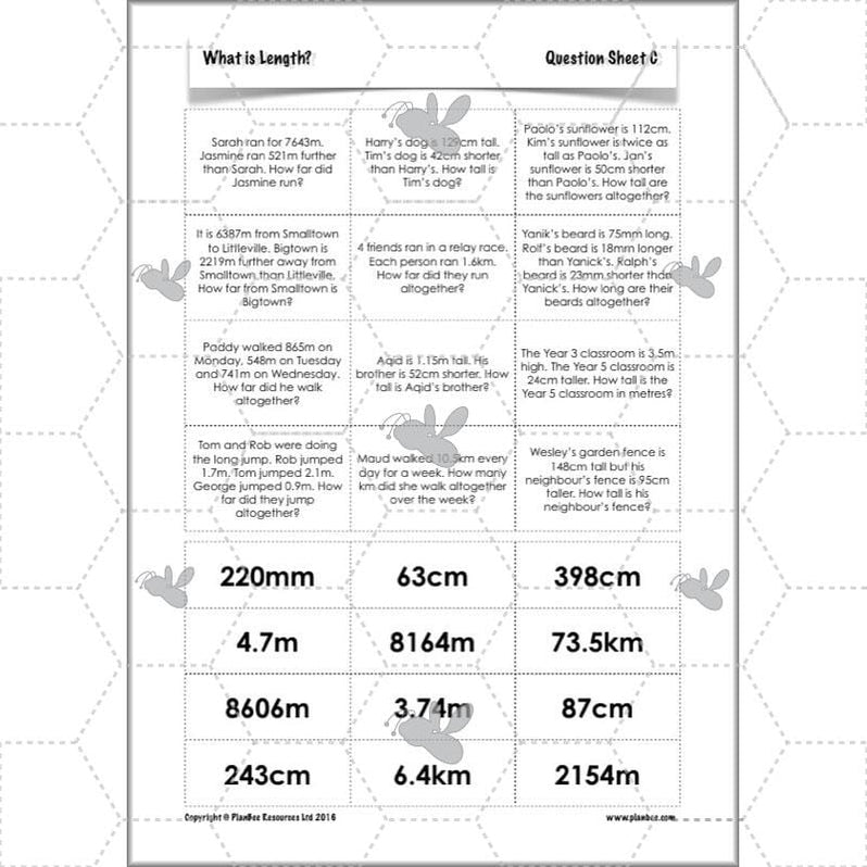 What is Length? KS2 Maths Measurement Year 3 Lesson Planning — PlanBee