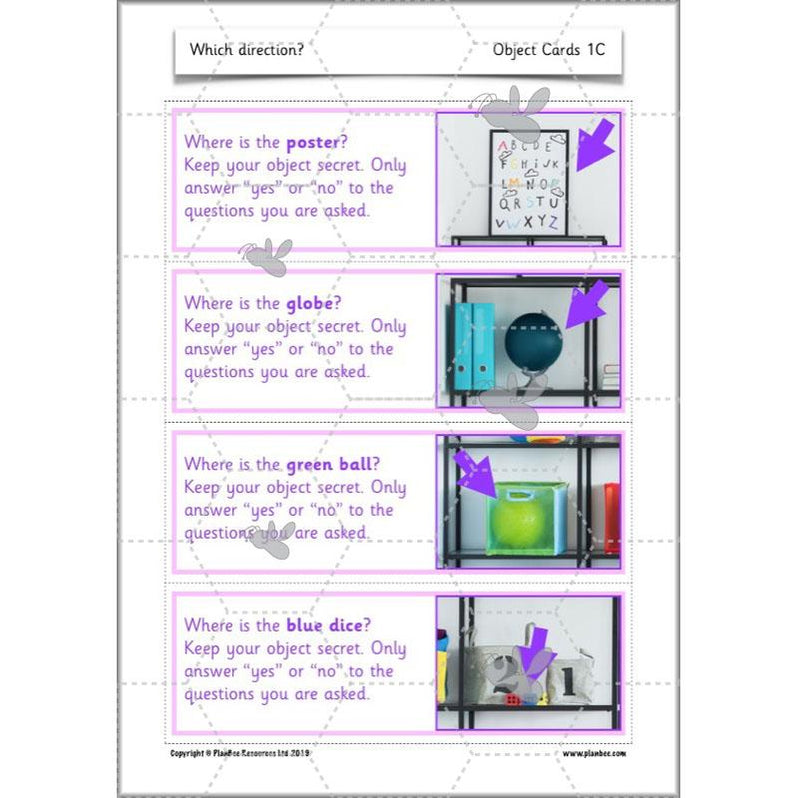 Position and Direction Year 1 Maths Lessons by PlanBee