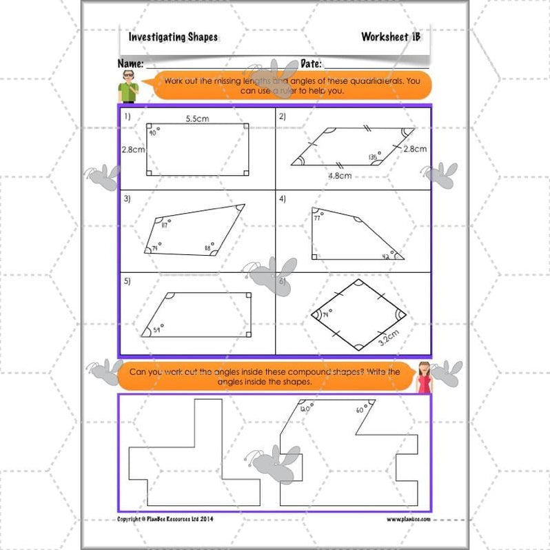 Year 5 Shape KS2 Geometry Maths Lessons by PlanBee