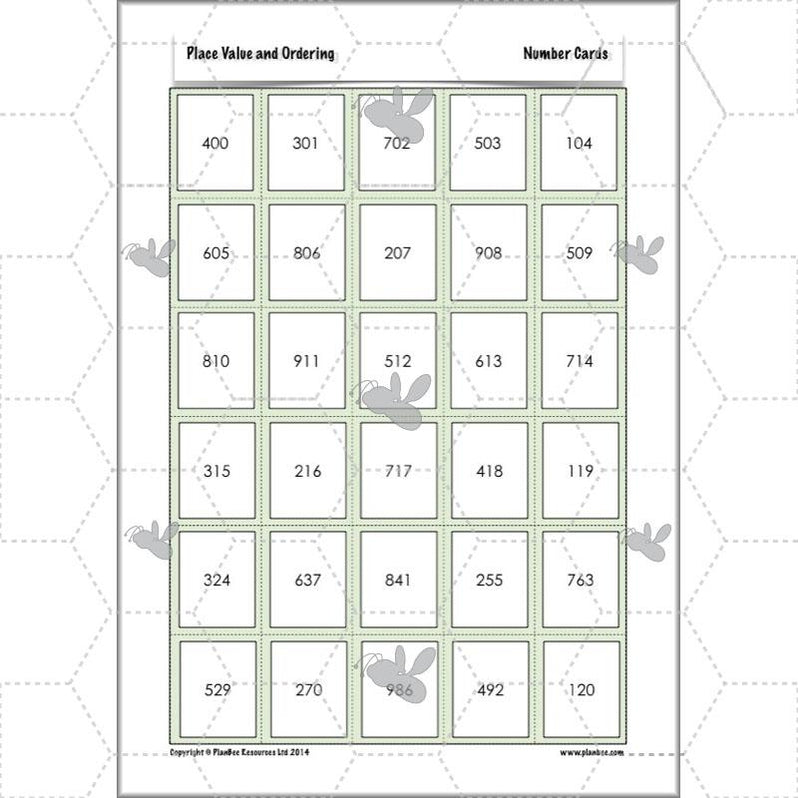 Rounding and Ordering Numbers Year 4 Place Value by PlanBee