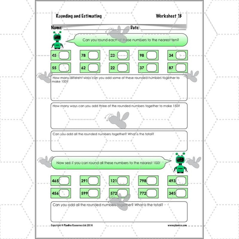 Rounding and Estimating Year 3 Maths Lessons by PlanBee