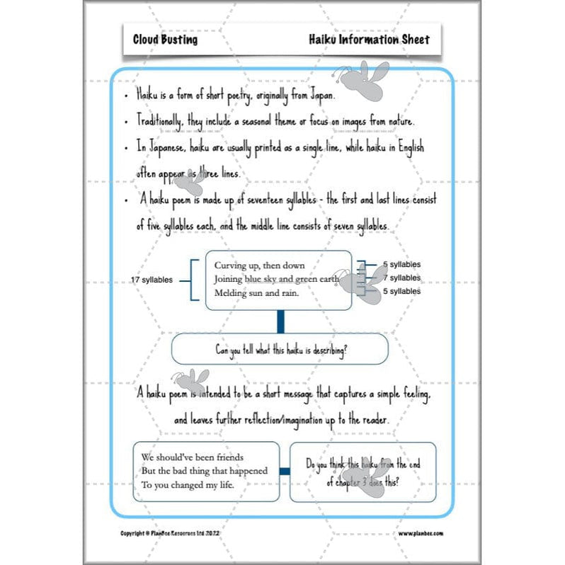 Cloud Busting KS2 English Lessons | PlanBee