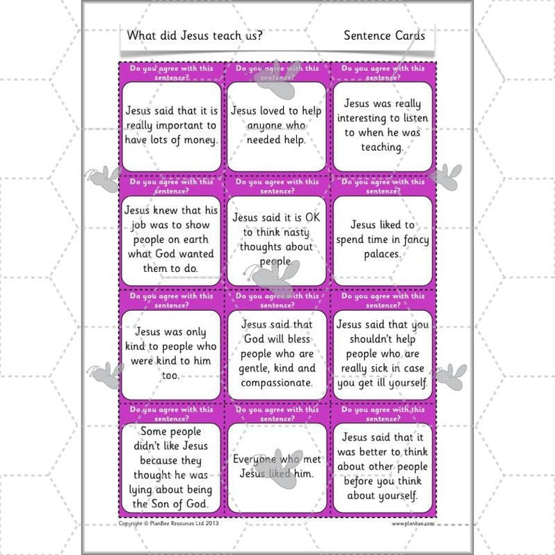 What did Jesus teach us? KS1 Christianity Lessons by PlanBee