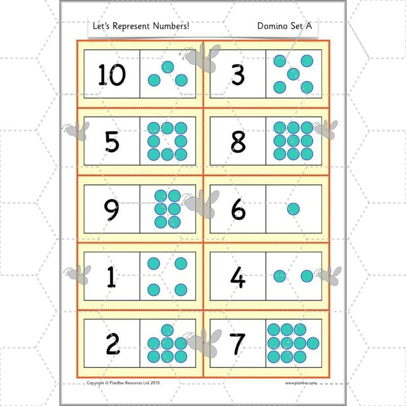 Let's Represent Numbers Year 1 Maths by PlanBee