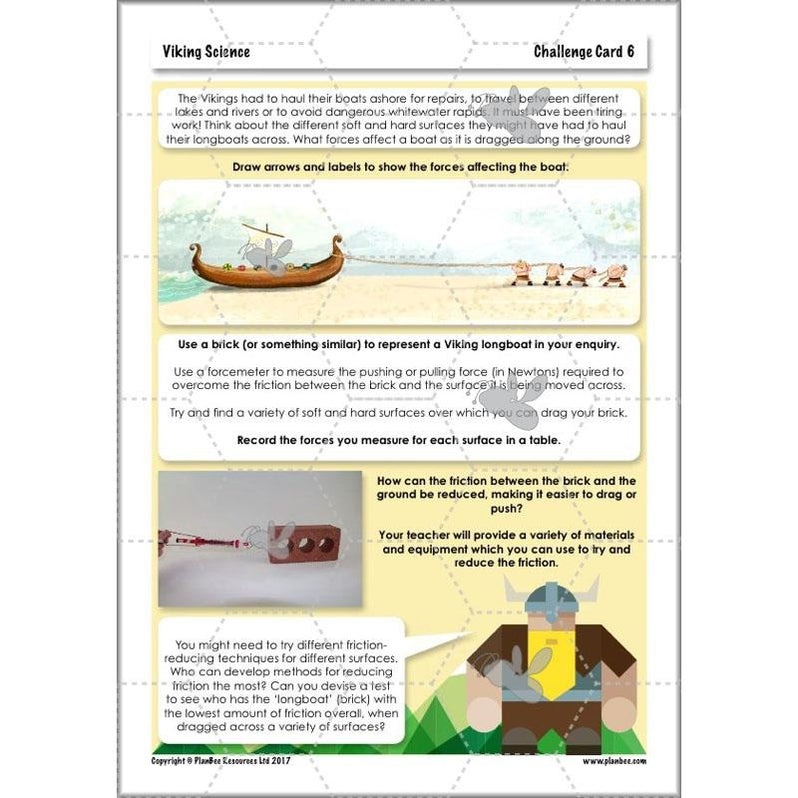 Viking Science Themed Lessons for Year 5 & Year 6 by PlanBee