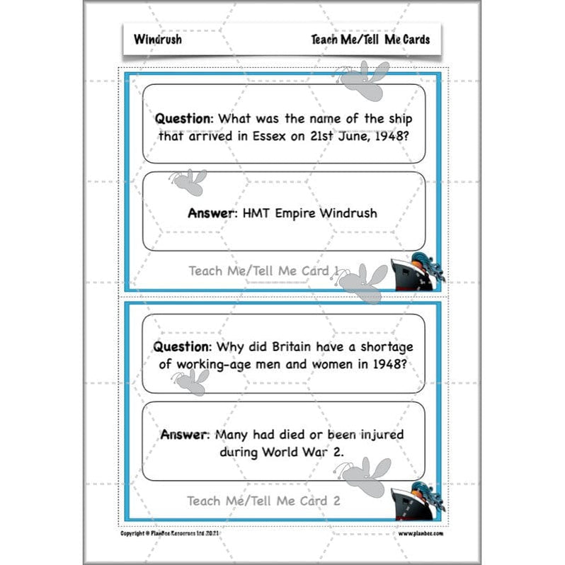 Windrush KS2 History Lessons and Activities by PlanBee