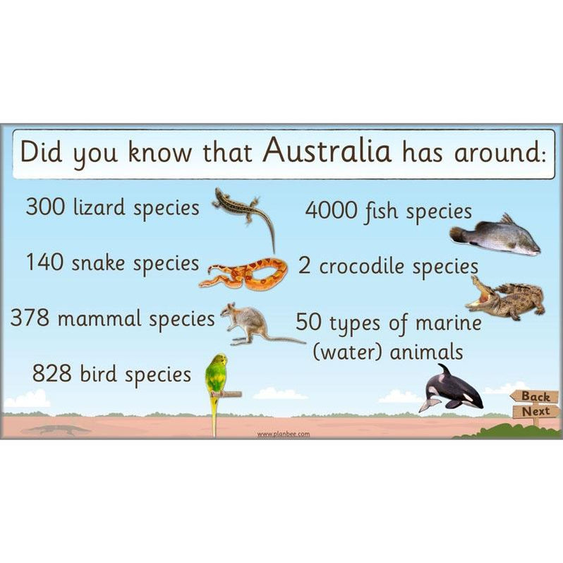 Downloadable KS1 Australia Geography Lessons by PlanBee