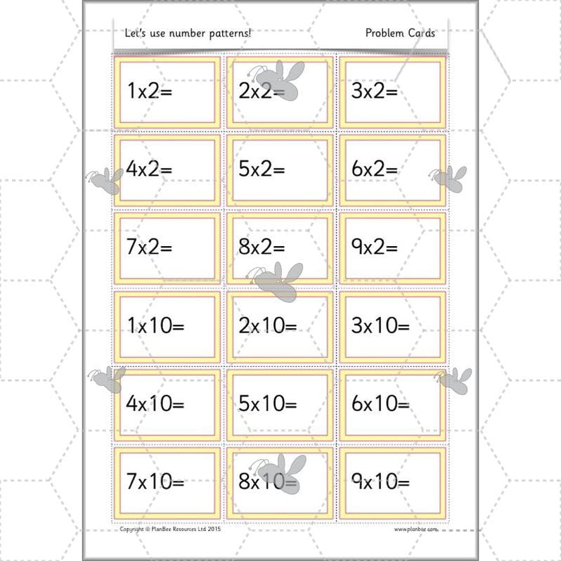Let's use number patterns: Year 2 number sequences — PlanBee