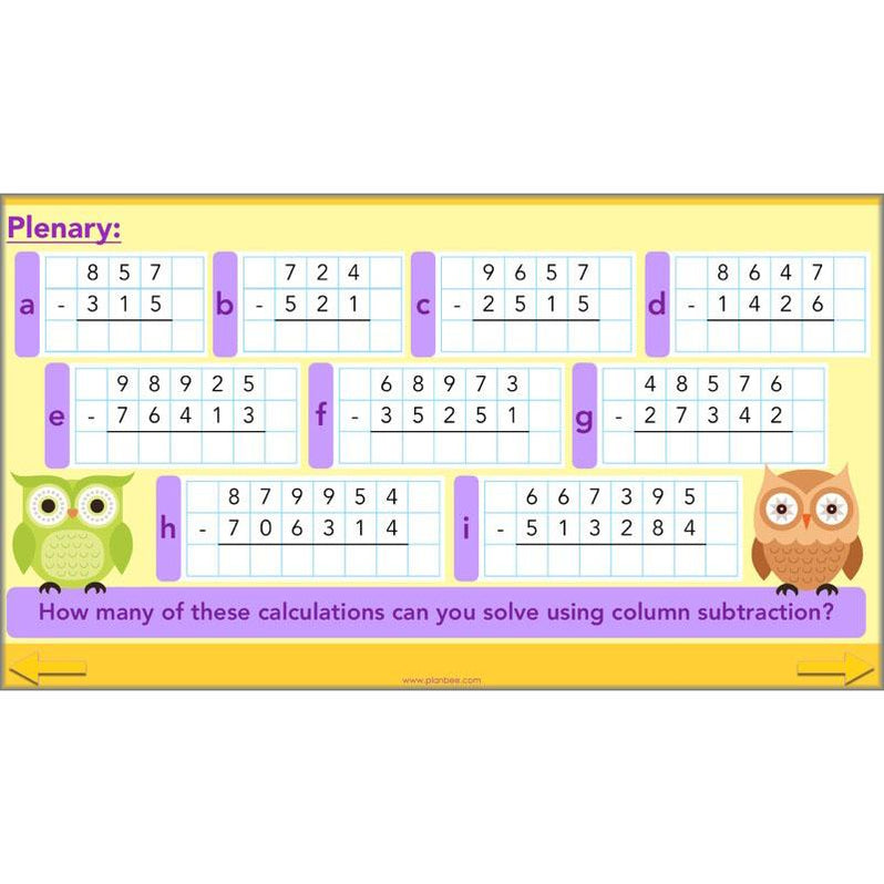 Solving Subtraction: KS2 Maths Lesson Resources for Year 3 — PlanBee