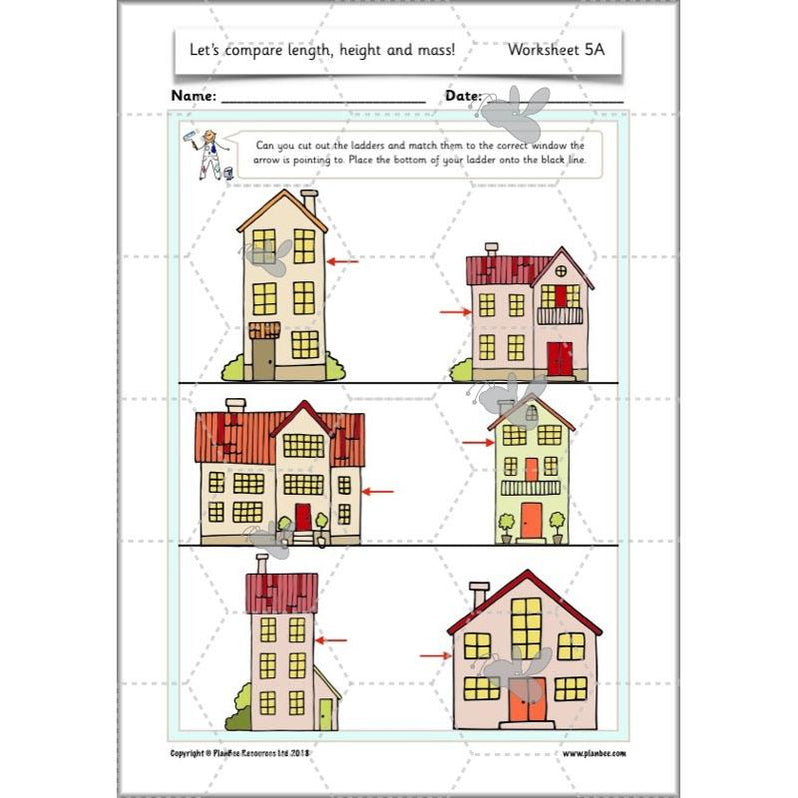 Let's compare length, height and mass KS1 Maths by PlanBee