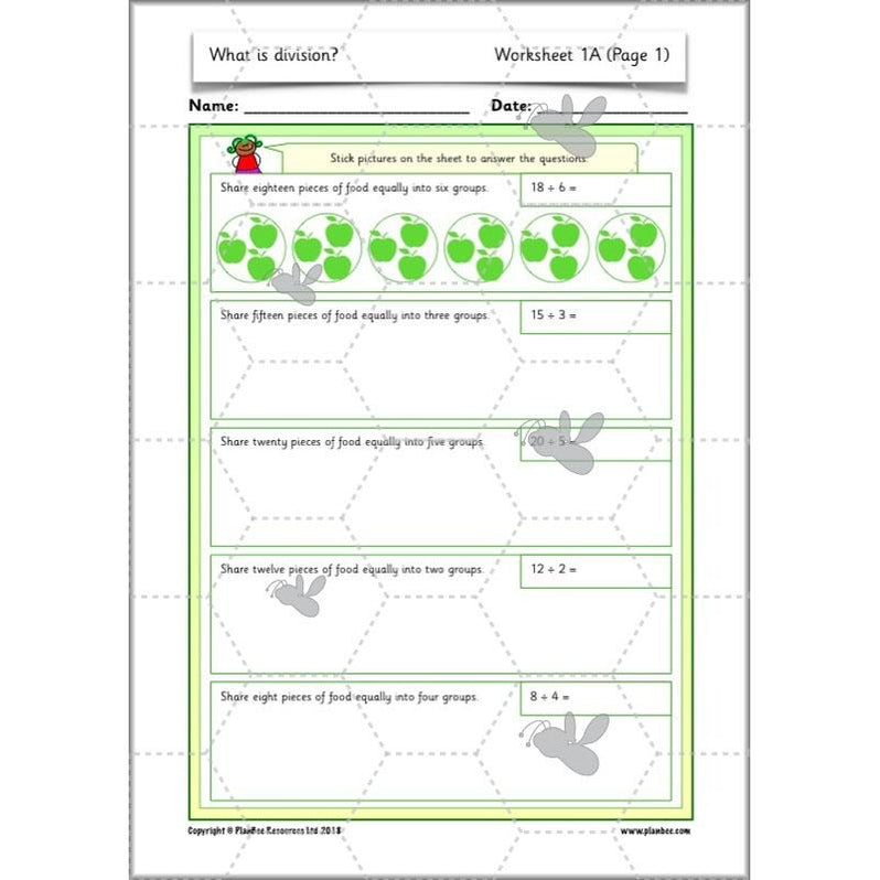 What is Division? KS1 Year 2 Maths planning by PlanBee