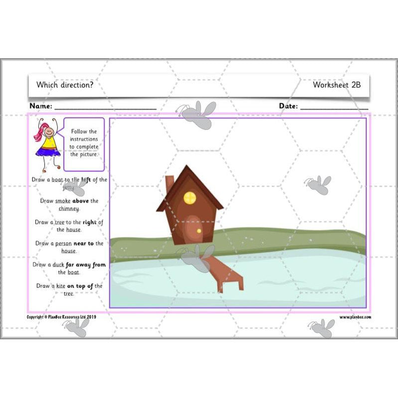 Position and Direction Year 1 Maths Lessons by PlanBee