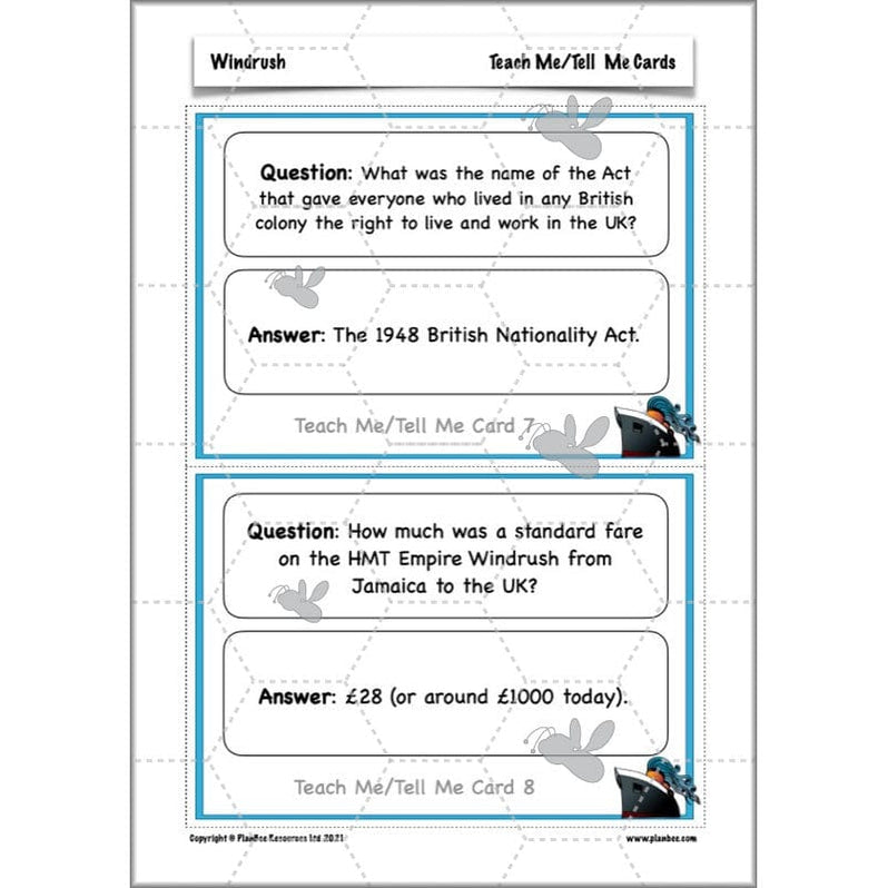 Windrush KS2 History Lessons and Activities by PlanBee