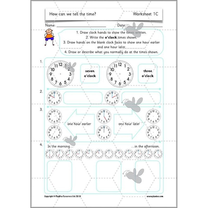 Year 2 Time Lessons KS1 | How can we tell the time? — PlanBee