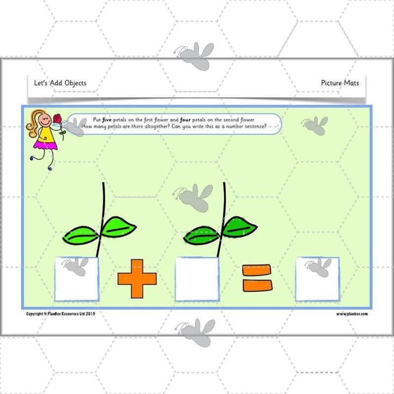 Year 1 Addition to 20 Adding Objects Maths by PlanBee