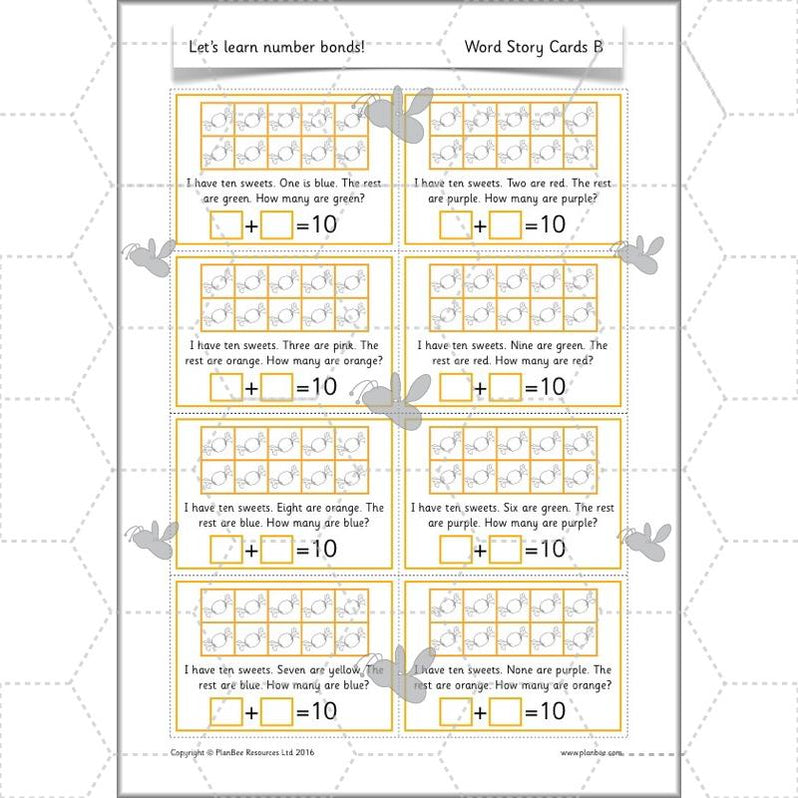Let’s learn number bonds - KS1 complete planning — PlanBee