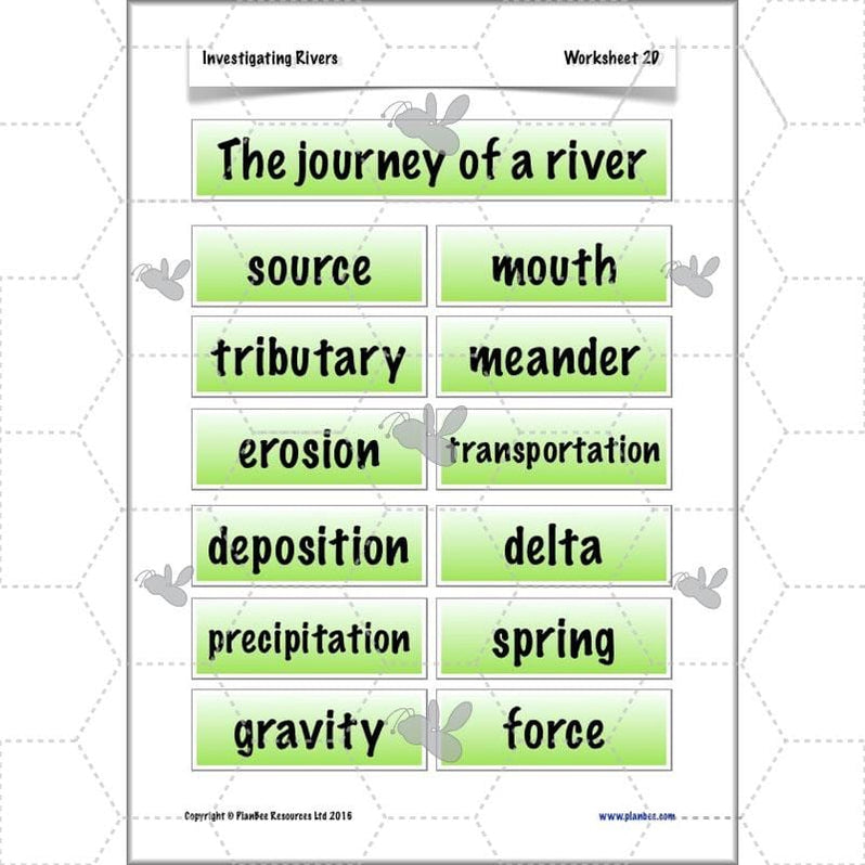 Investigating Rivers KS2 Geography lessons by PlanBee