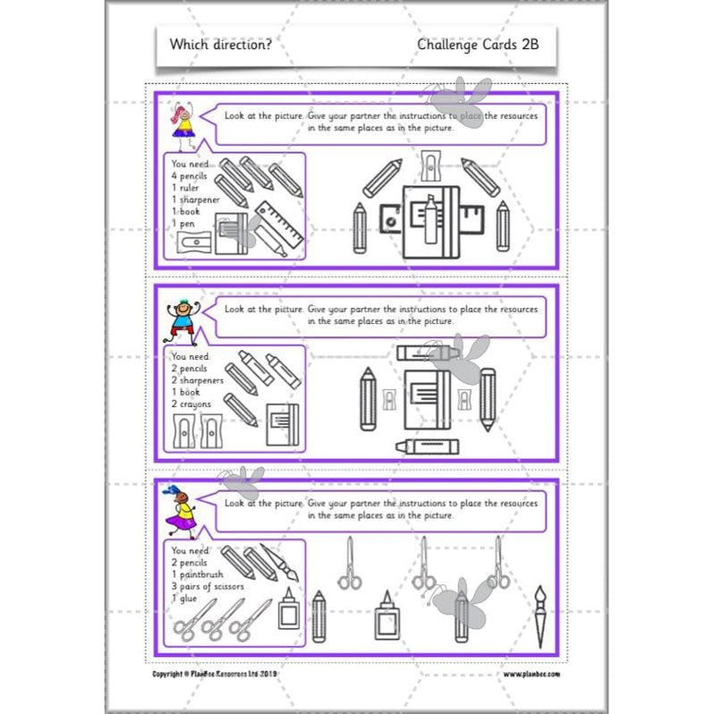 Position and Direction Year 1 Maths Lessons by PlanBee