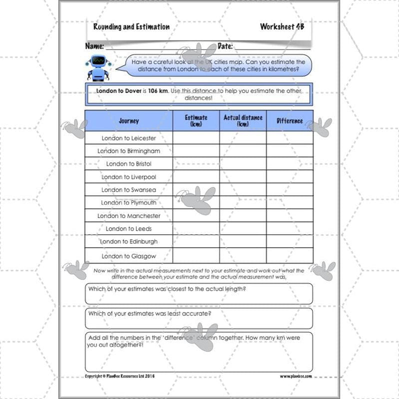 Rounding and Estimating Year 3 Maths Lessons by PlanBee