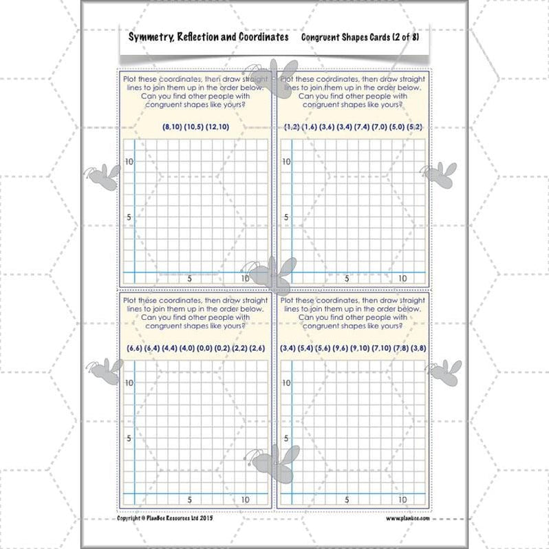 Symmetry, Reflection & Coordinates Year 5 Maths — PlanBee