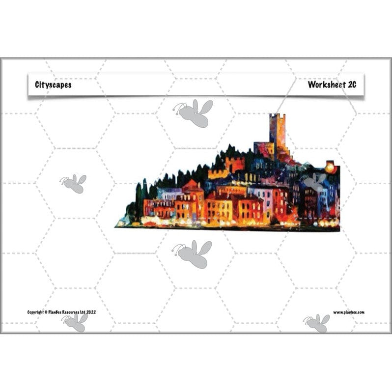 Cityscapes Art Lessons for KS2 created by PlanBee