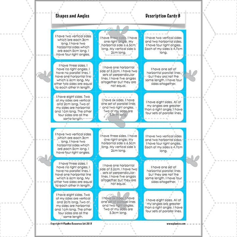 Shapes and Angles Year 3 Maths Lessons by PlanBee