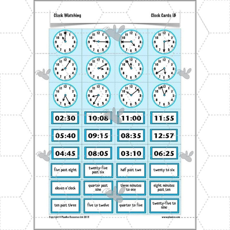 Clock Watching | Time Year 3 Maths Lesson Activity Pack — PlanBee