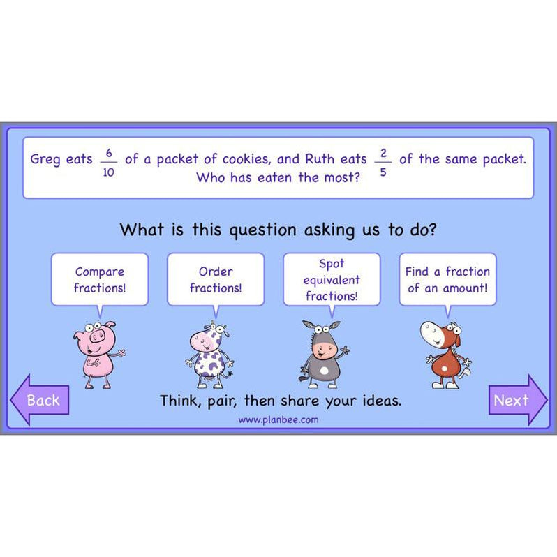 Year 3 Fractions lesson plans and resources by PlanBee