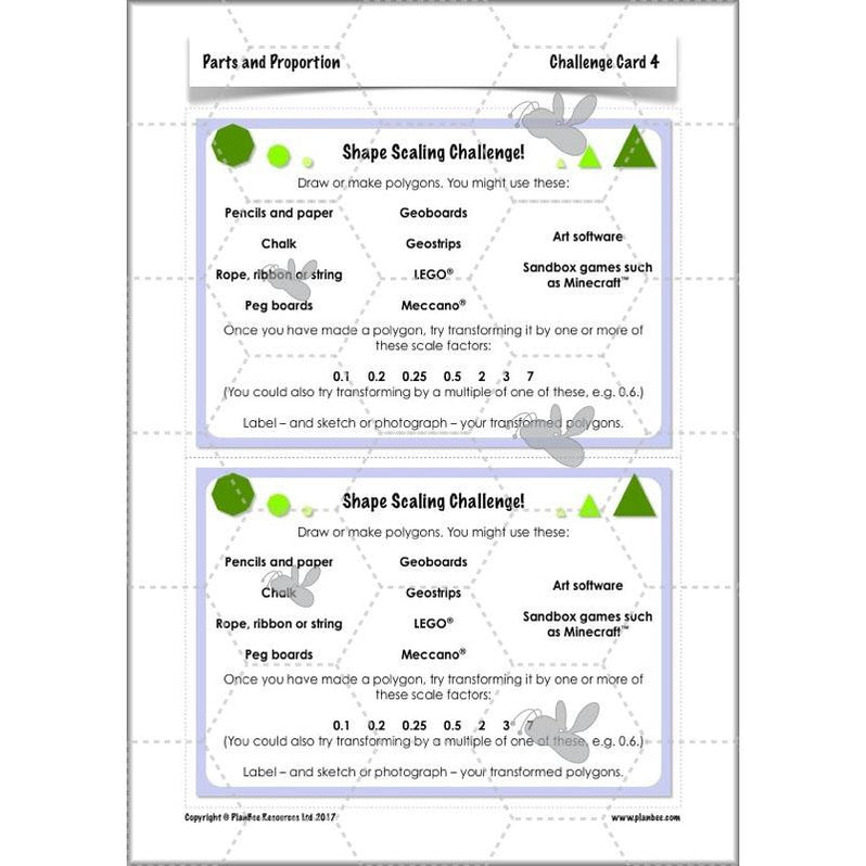 Parts and Proportion: ratio KS2 Maths lesson planning — PlanBee